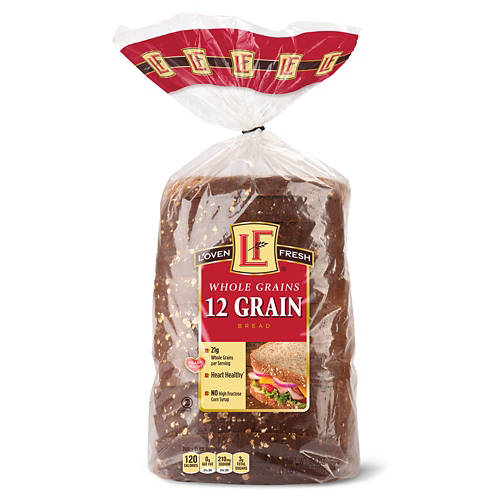 L'oven Fresh 12 Grain Wide Pan Bread, 24 oz